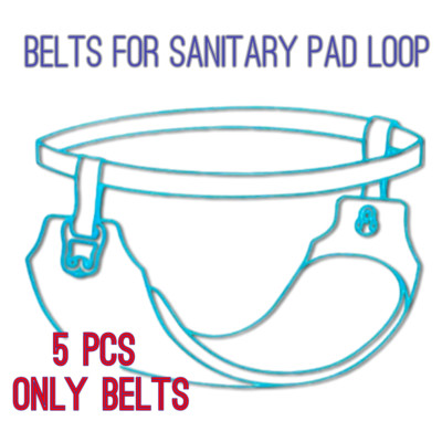 5X Belts for Sanitary Pad Model loop strap with soft (only belts ...