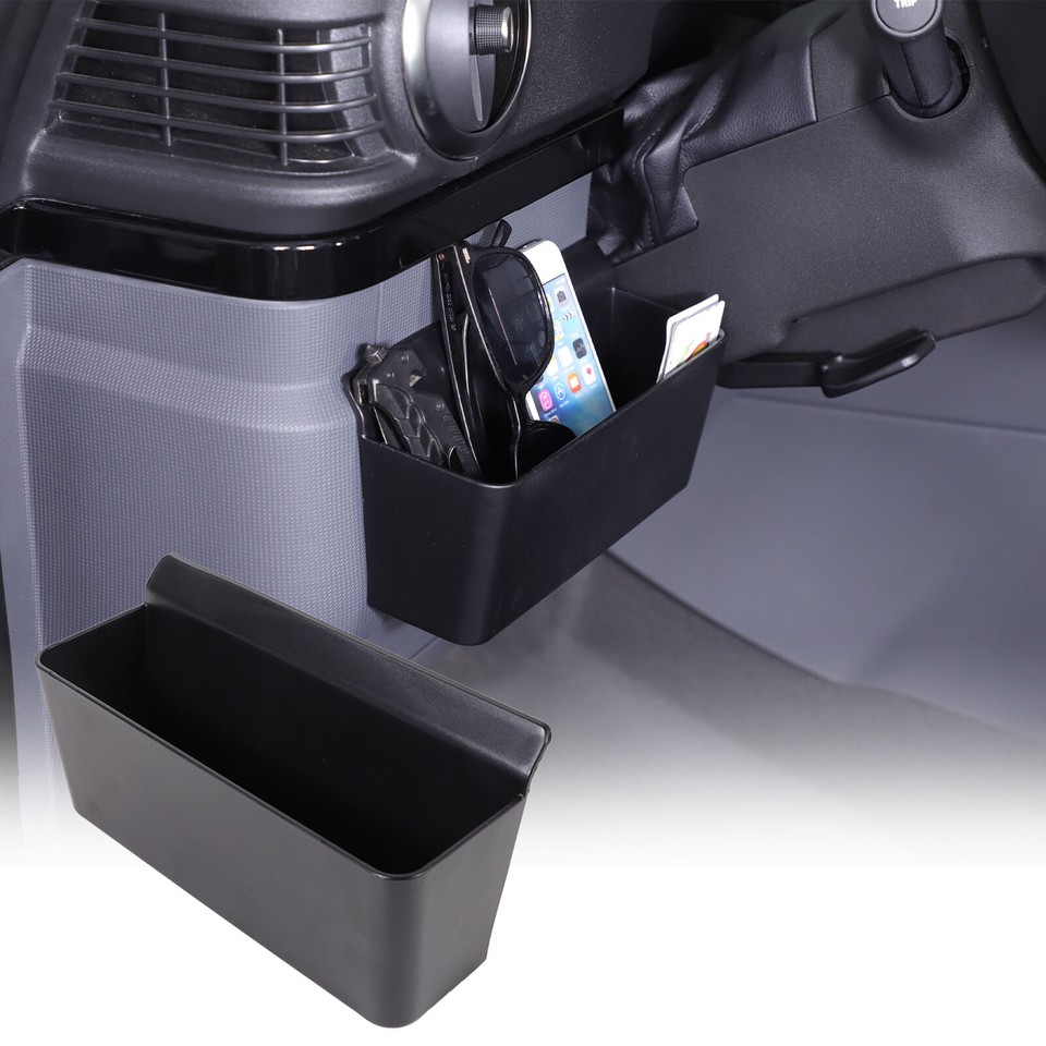ABS Black Steering Wheel Left Side Storage Box Trim Tray For Ineos ...