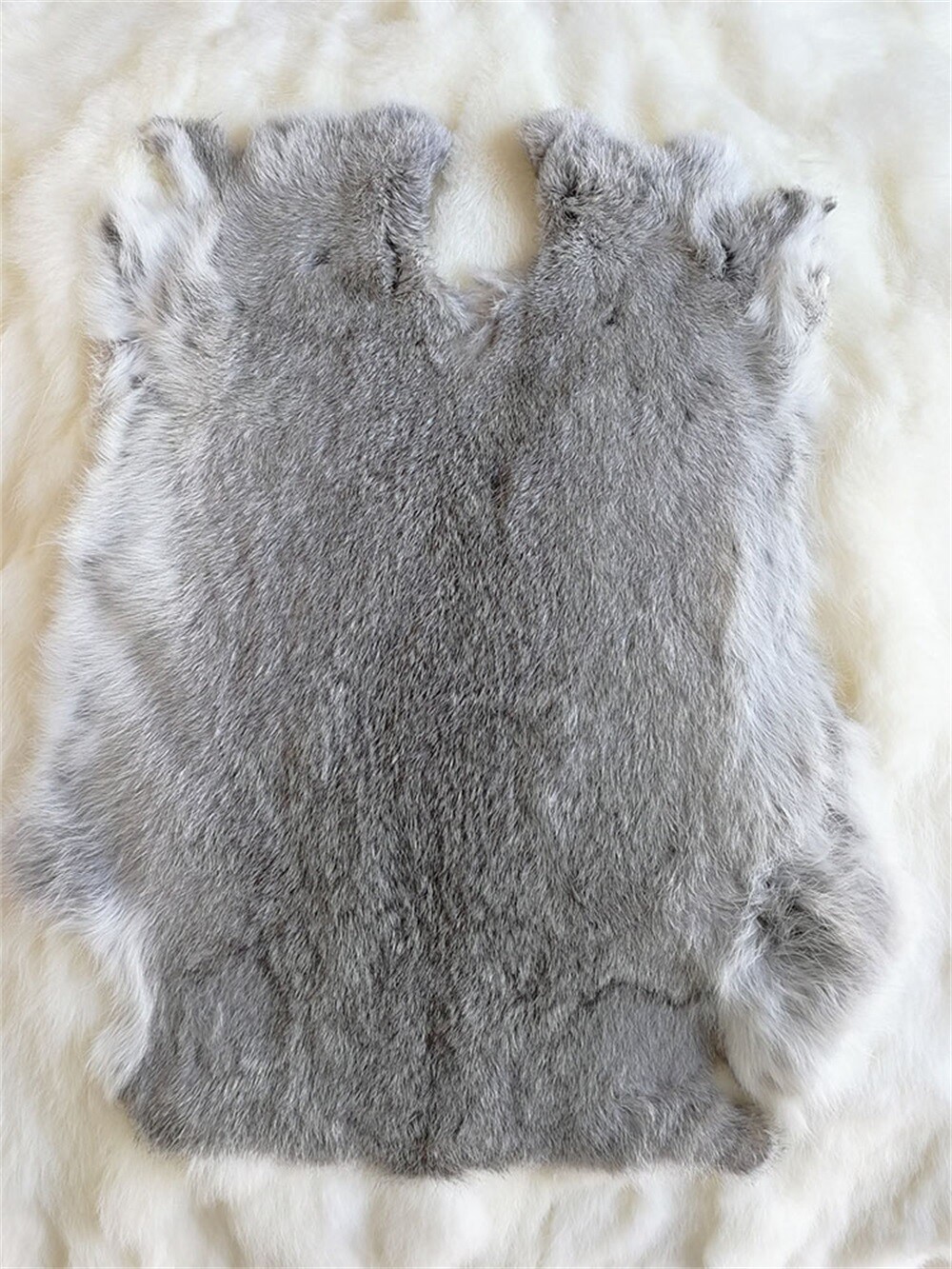 Rabbit Fur Pelt Natural Assorted Earth Tones Fur Skin Tanned Hides 9 ...