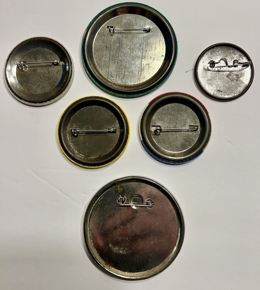 Vintage 1980's Novelty Pin Backs Retro Flair Buttons Apparel 80’s Gen X ...