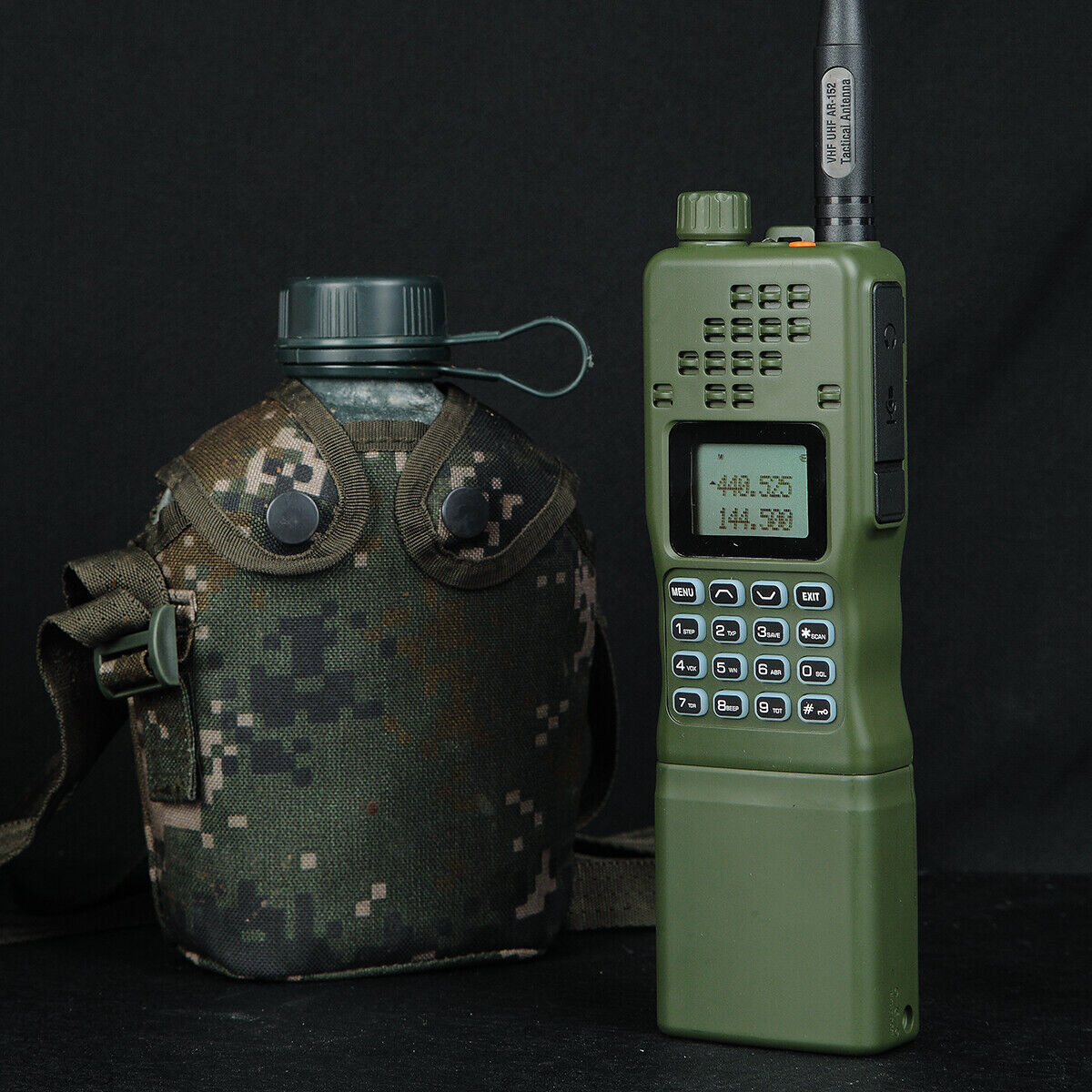 Baofeng AR-152 15W VHF/UHF Tactical Two Way Radio 12000mAh Portable ...