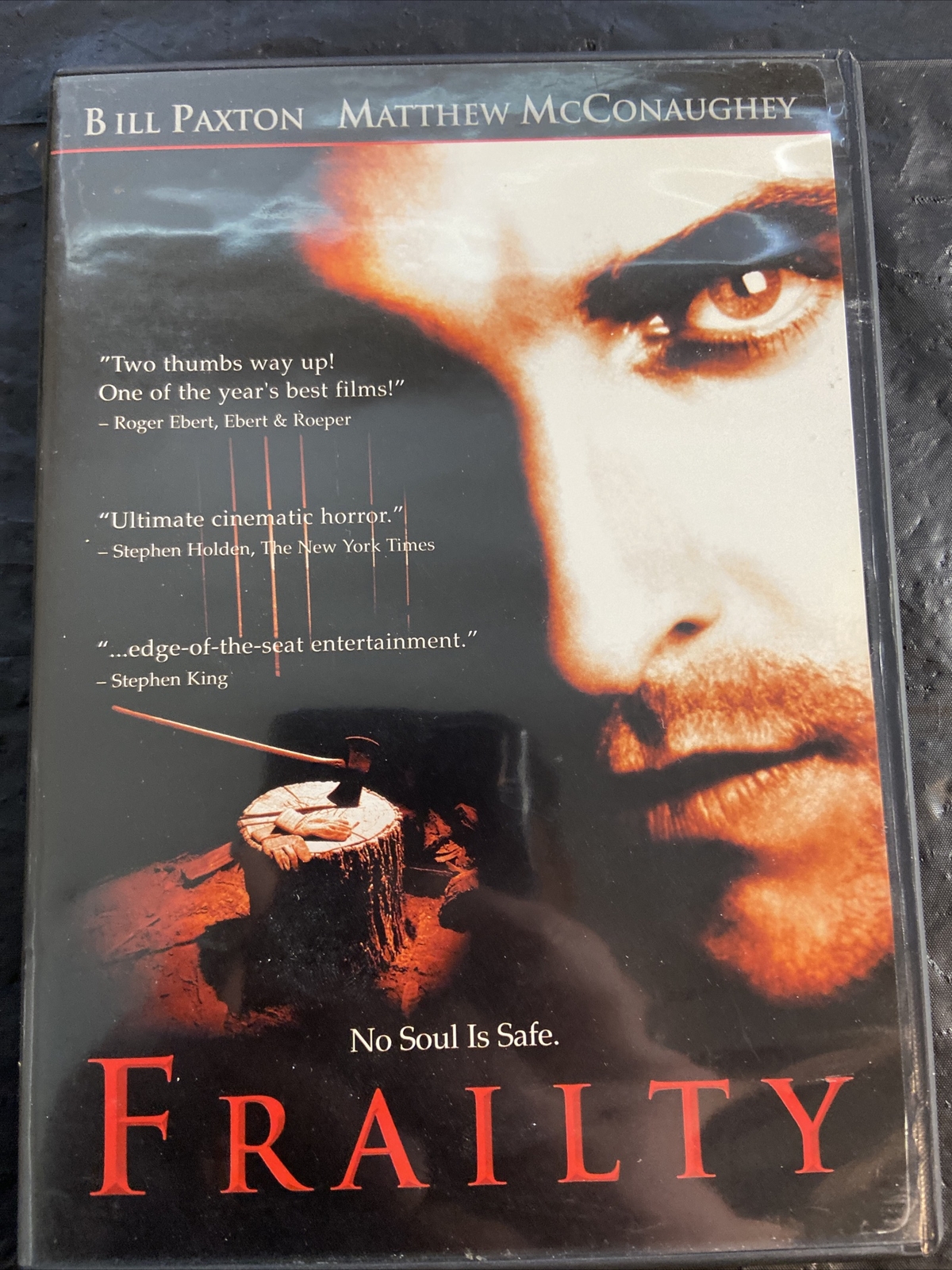 Frailty DVD 2001 Matthew McConaughey Bill Paxton 31398811725| eBay