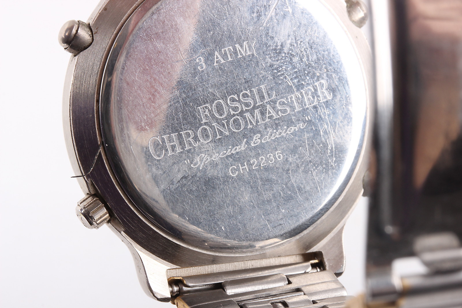 Fossil Special Edition Chronomaster Alarm 3 ATM Ch-2236 Two-tone ...