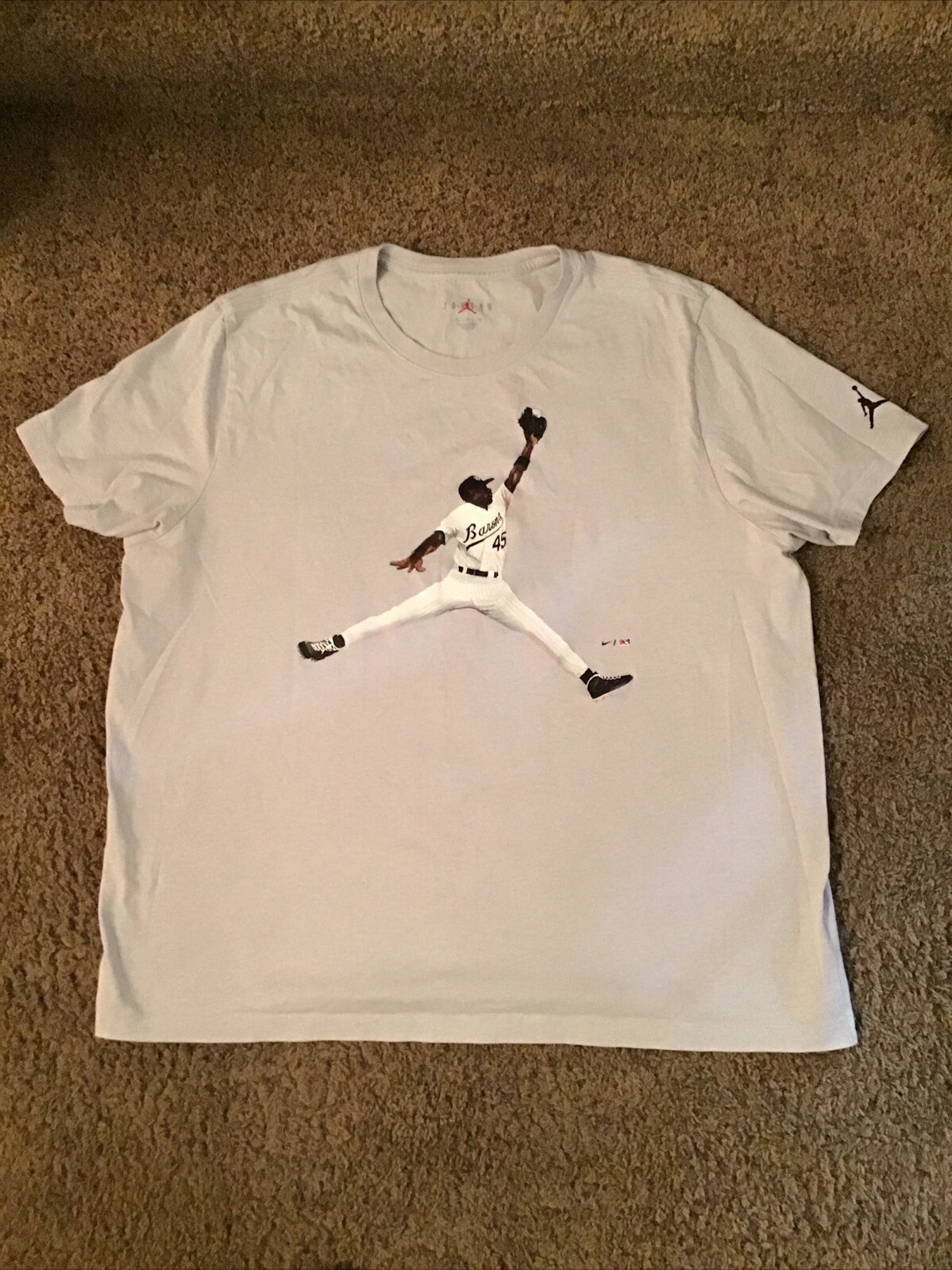 RARE Jordan Jumpman Birmingham Barons Flight T-Shirt • Nike Baseball ...