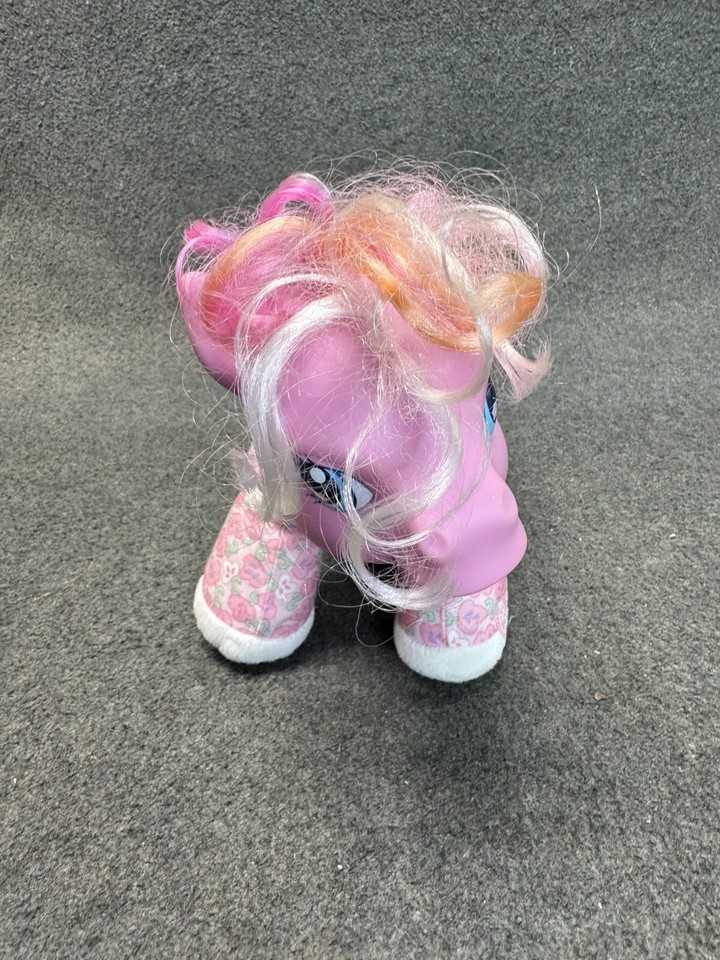 Hasbro My Little Pony Baby Rose Blossom 2003. Pink MLP Talking Plush ...