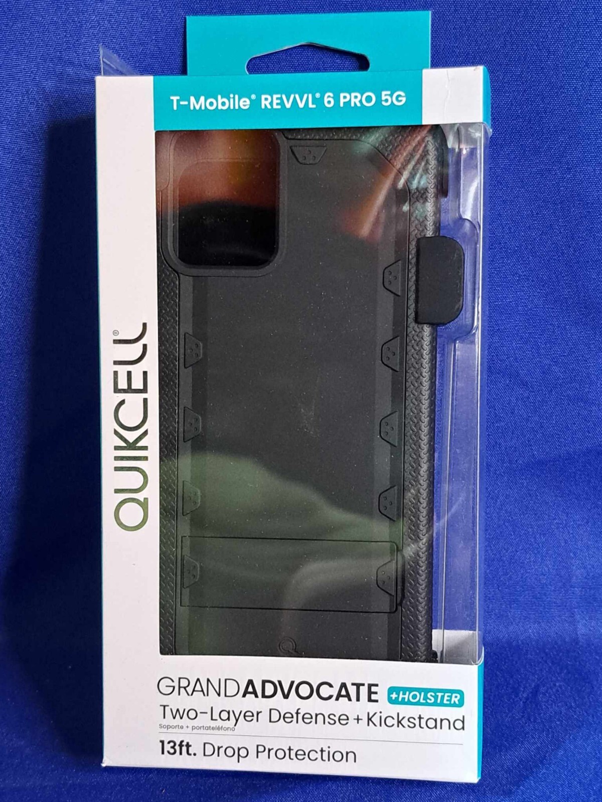 Quikcell Grand Advocate W/ Holster 2 Layer Defense W/ Kickstand Armor ...