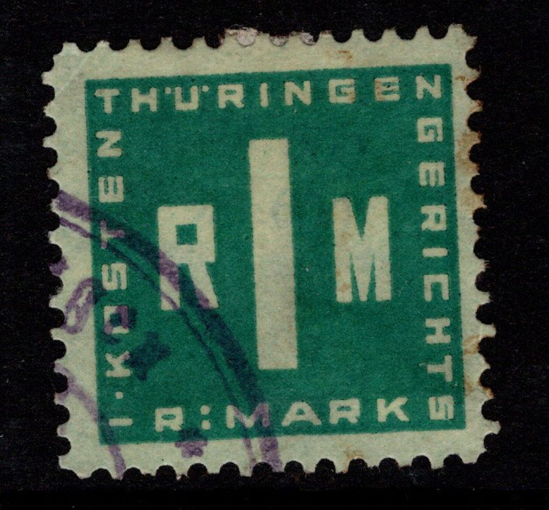 Germany Thuringen 1940s 1RM Local Revenue Used - S45809 | eBay