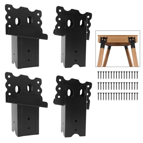 4 Pcs Deer Stand Brackets,Outdoor 4"x 4" Platform Brackets,Multi-Use ...