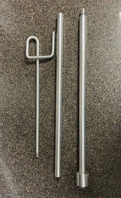 Genuine Jiffy Steamer J-2 J-200 J-2000 J-4000 Rod 3-Piece Pole Style B ...