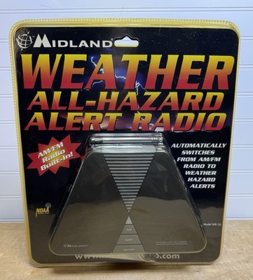 NEW Midland NOAA All Hazard Alert Weather Radio Portable Emergency AM ...