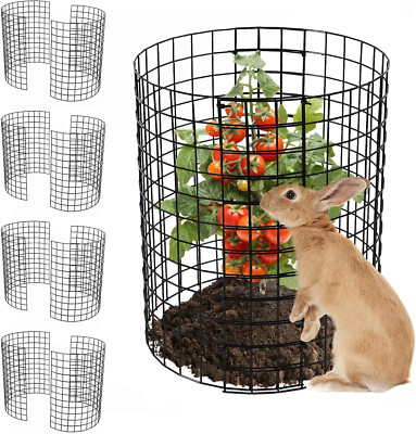 5 Pack Plant Protector from Animals Metal Cages Garden Protection ...