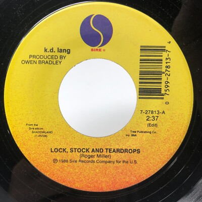 K.D. Lang Lock Stock & Teardrops / Don't Let the Stars Get In Your Eyes ...
