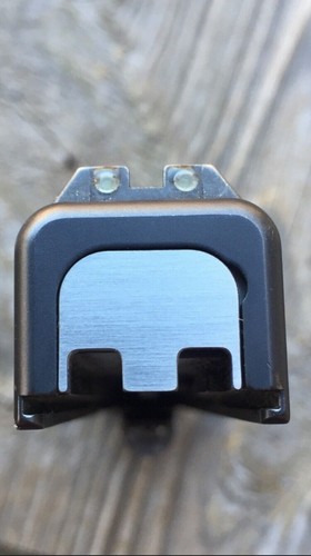 CUSTOM TITANIUM GLOCK BACKPLATE FITS MODELS 19, 17, 22, 23, 34 Gen 1 ...