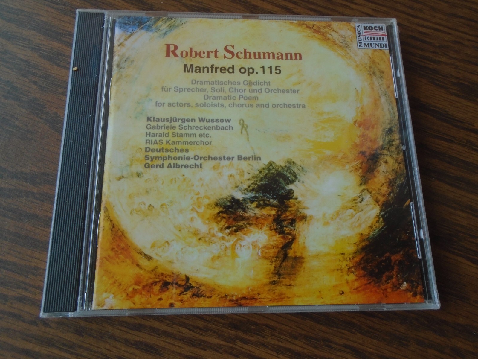 R. SCHUMANN - Schumann: Manfred, Op. 115 (dramatic Poem) - CD - New ...