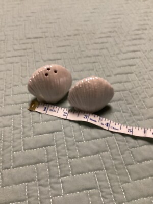 Beautiful Shell Beach House Salt And Pepper Shakers NWOT Seashell Set ...
