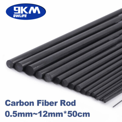 Fishing Rod Repair Kit 0.5~12mm*50cm Carbon Fiber Sticks for Broken ...