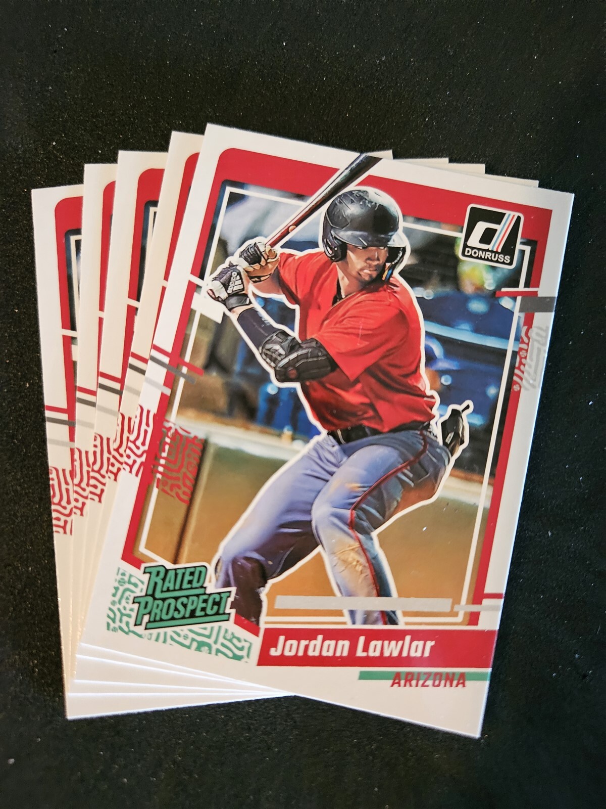 2023 Donruss Baseball Jordan Lawler Rated Prospect Lot of 5 ...