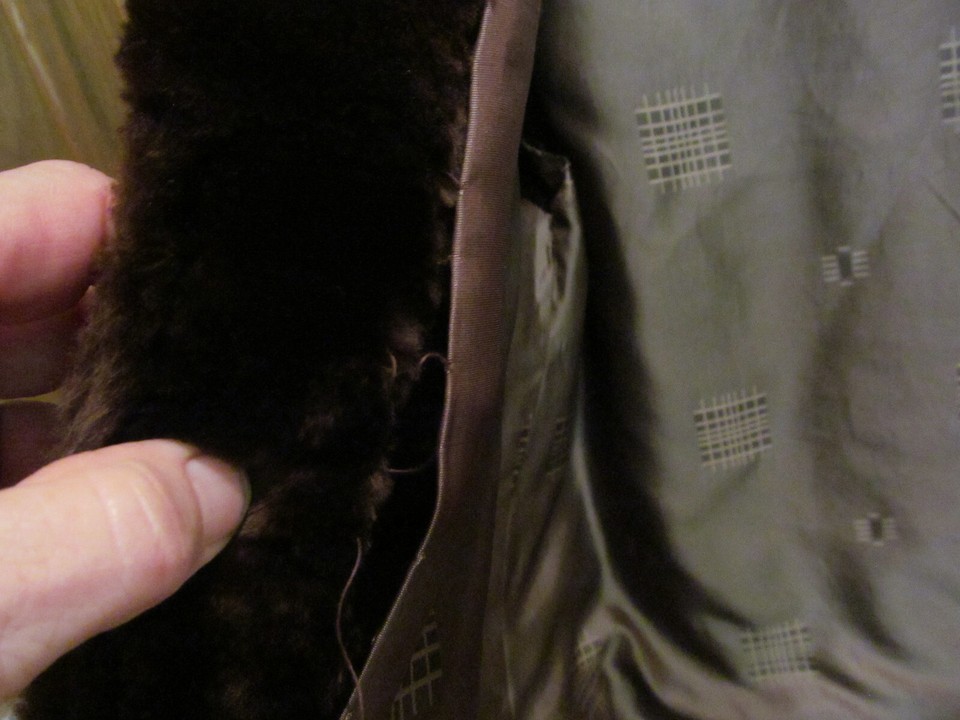 *VINTAGE GENUINE BROWN SHEARED BEAVER FUR COAT / JACKET WOMEN'S ...
