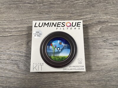 Luminesque 52mm Circular Polarizer and UV Protector Filter Kit | eBay