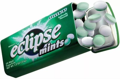2x Packs ECLIPSE Sugar Free Mints Candy Sweet SPEARMINT Flavor FREE ...