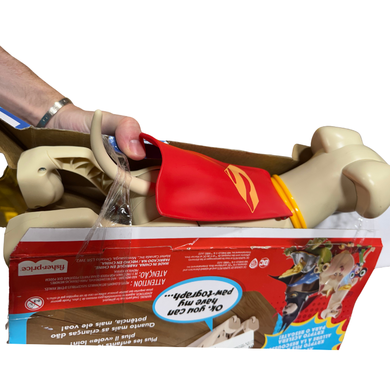 DC League of Super-Pets Rev & Rescue Krypto Figure – Flying Action Toy ...