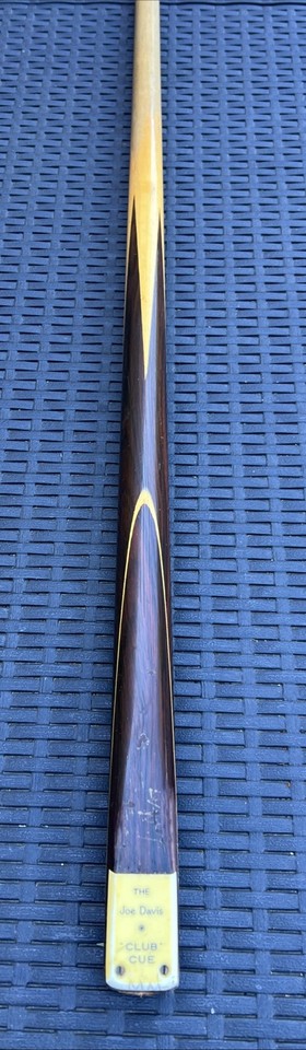 The Joe Davis “Club Cue” 1 Piece Snooker Cue Length 146cm ( No Tip ...