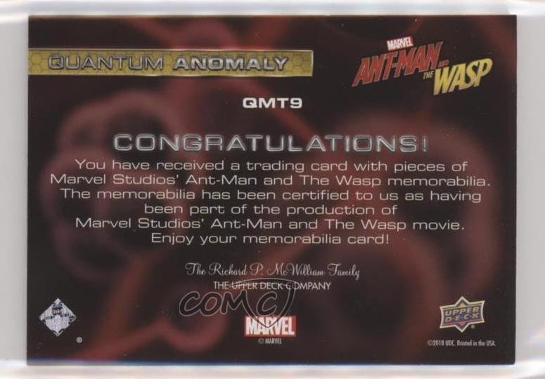 2018 Marvel Ant-Man & The Wasp Quantum Anomaly Triple Relics Ghost # ...