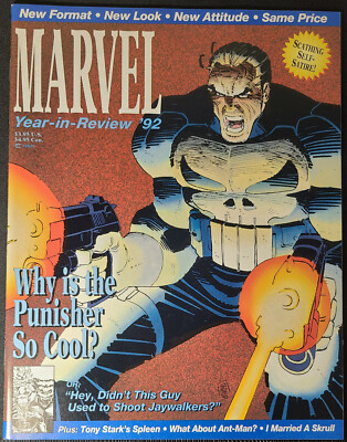 MARVEL 1992 THE YEAR IN REVIEW Magazine (Dec 1992) John Romita Jr. The ...