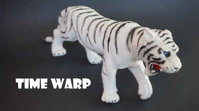 14" LONG WHITE TIGER FIGURE | eBay