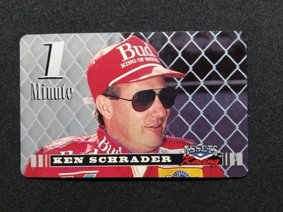 1995 Finish Line Assets Racing 1 Minute Phone Card Ken Schrader | eBay