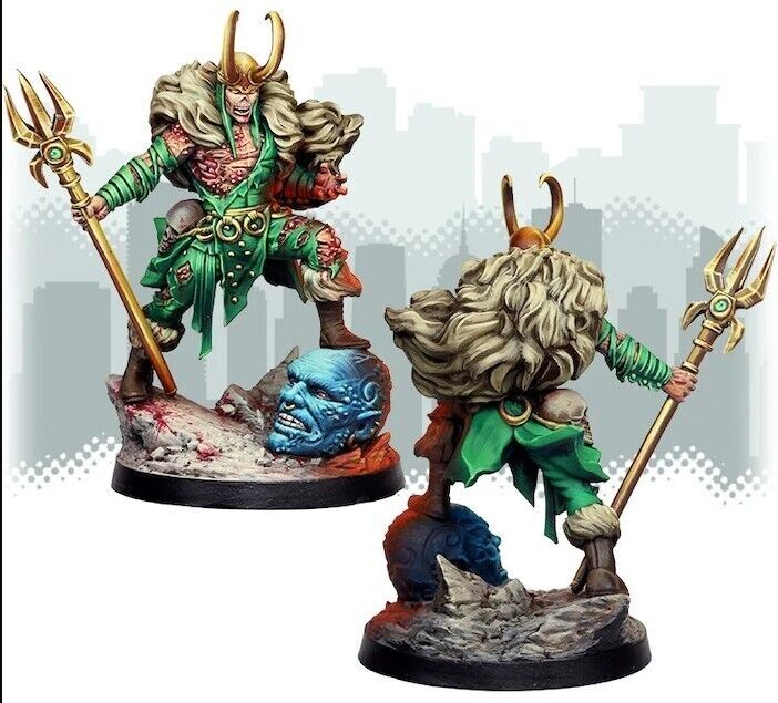 MARVEL ZOMBIES JEU DE SOCIÉTÉ AUTHENTIQUE Modèle Miniature LOKI UNDEAD ...