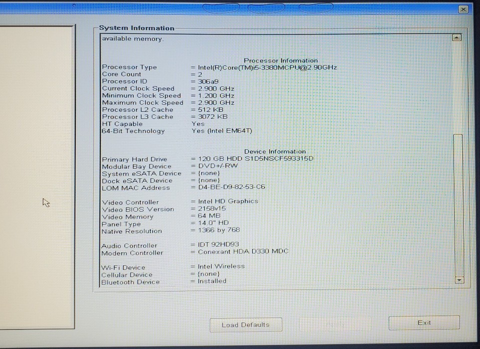 Dell Latitude E6430ATG Intel Core i5-3380M 2.90GHz, 8GB, 128GB SSD, Win 7 Ult | eBay