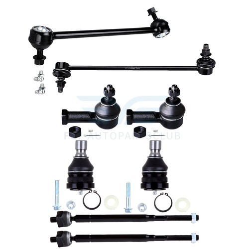 8x Front Ball Joints Tie Rods Sway Bars Kit For Chrysler Sebring Dodge ...