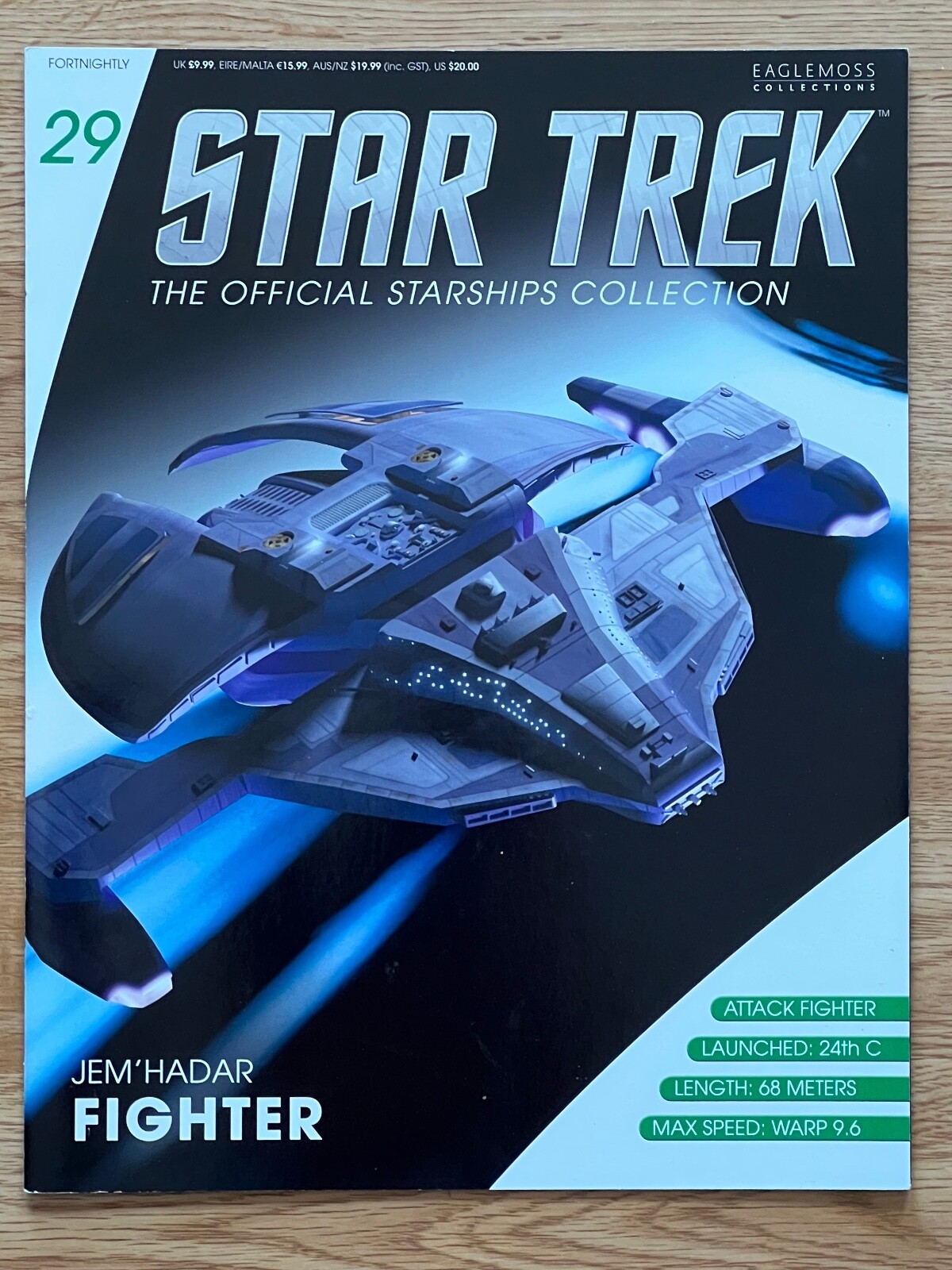Star Trek Eaglemoss #29 Jem'Hadar Fighter Magazine Only | eBay
