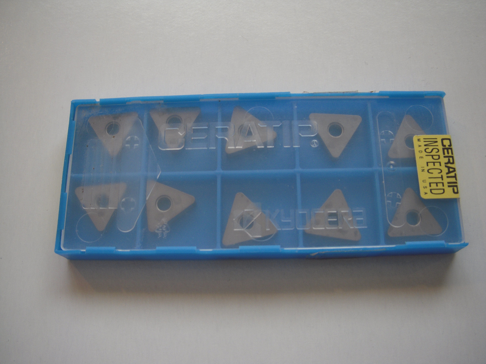 NEW 10 PCS. ( 1 PACK ) KYOCERA CERATIP TNMA 323 CARBIDE INSERTS TC-50 ...