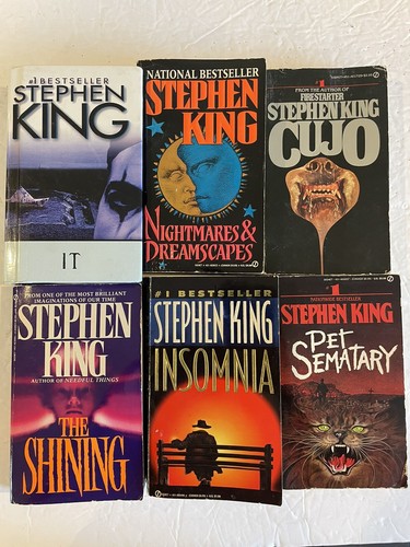 Lot Of STEPHEN KING Early Paperbacks Shining Pet Sematary Cujo IT ...