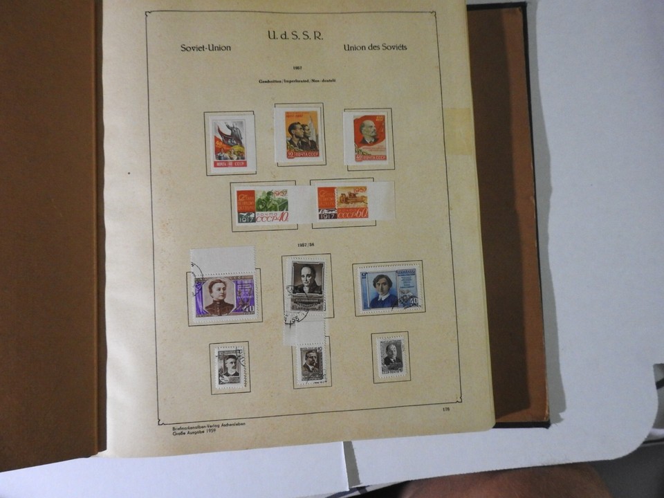 RUSSIAN STAMP COLLECTION - IN ALBUM | eBay