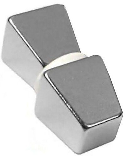 1/2" x 5/16" x 1/2" Tapered Block/Wedge - Neodymium Rare Earth Magnet ...