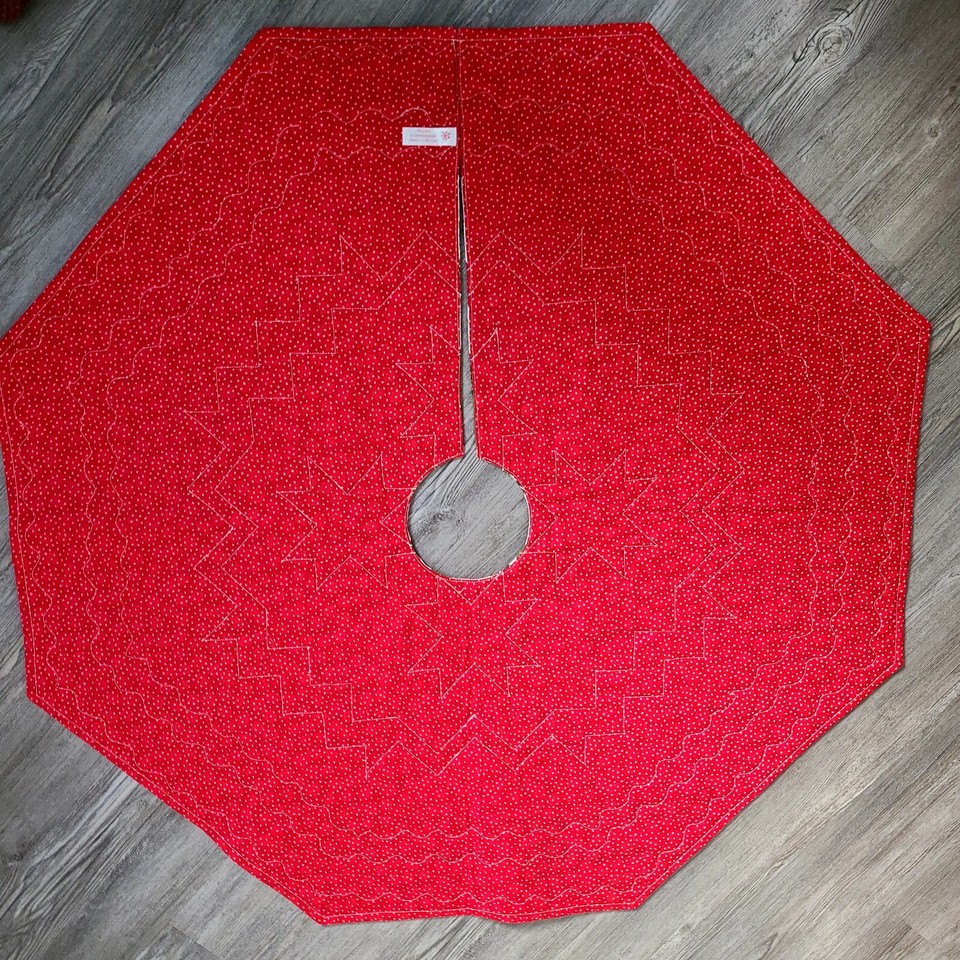 Handmade Christmas Tree Skirt - 43 inch Octagon | eBay