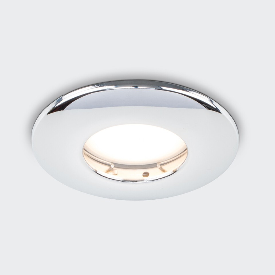 IP65 Fire Rated Downlights x6 GU10 Bathroom Spotlight Downlighters LED ...