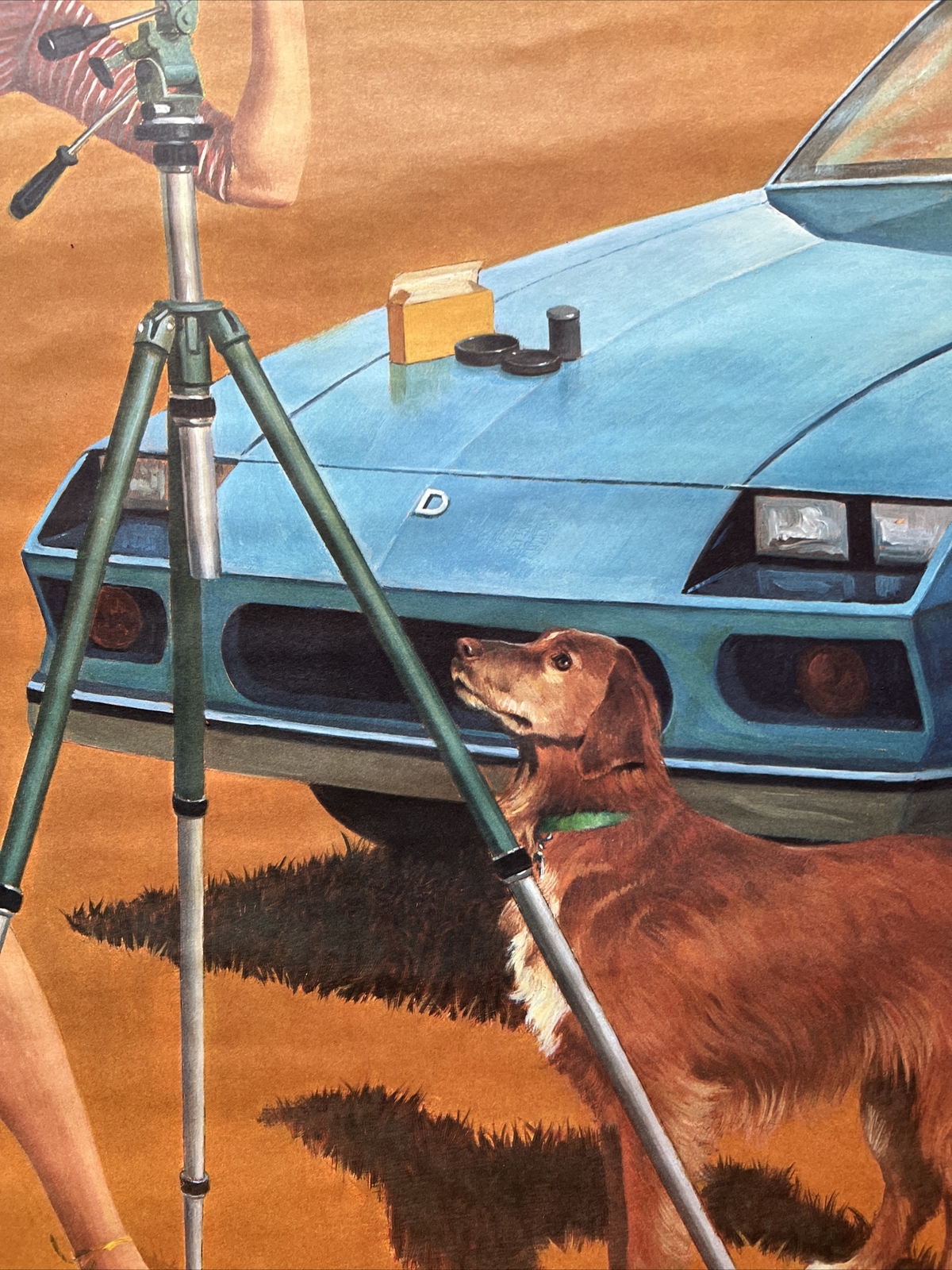 Rare 1982 Ditzler Automotive Finishes Calendar Advertisement Poster PPG ...