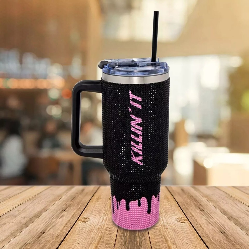 Killin It You Hang Up First Halloween Bling 40oz Tumbler, Ghostface ...