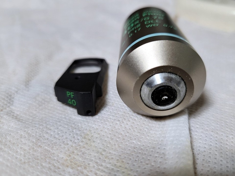 Nikon Microscope Objective Lens Plan Fluor ph 40x with DIC Prismh | eBay