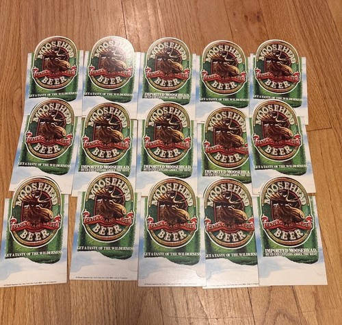 Moosehead Vintage Paper Beer Table Signs For Bar Canadian Man Cave ...