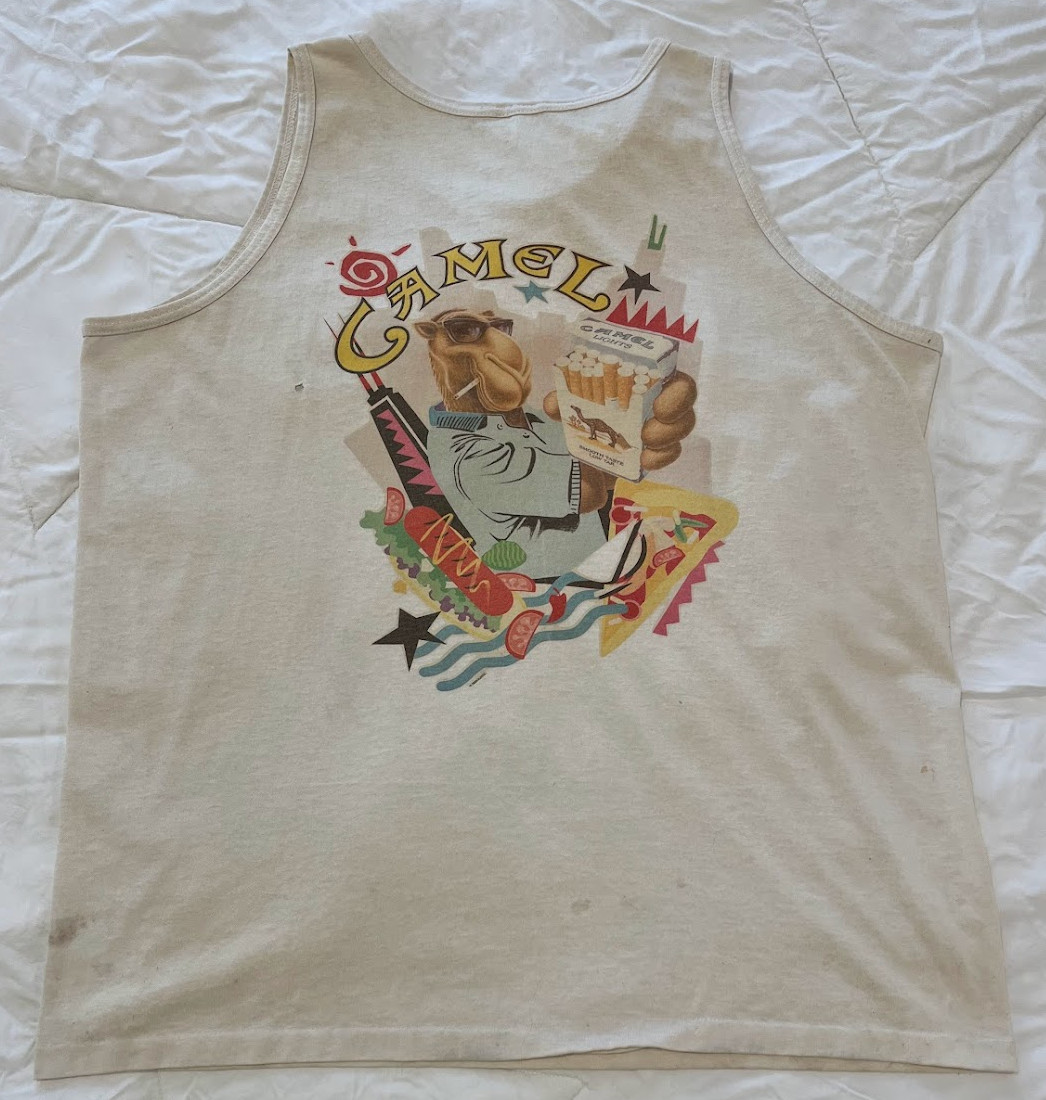 Vintage Chicago Camel Cigarettes 1993 Men's XL Tank T… - Gem