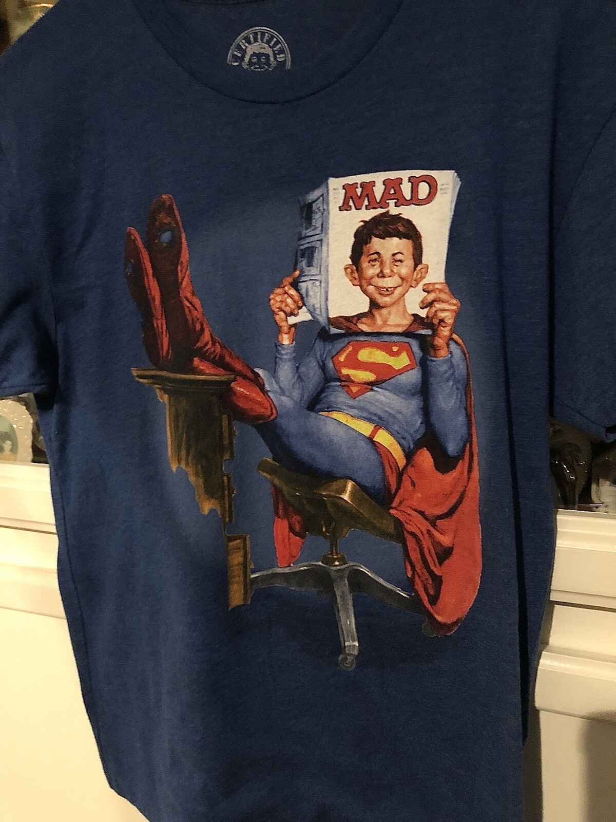 *RARE* OFFICIALLY LICENSED “MAD MAGAZINE” SUPERMAN T-… - Gem