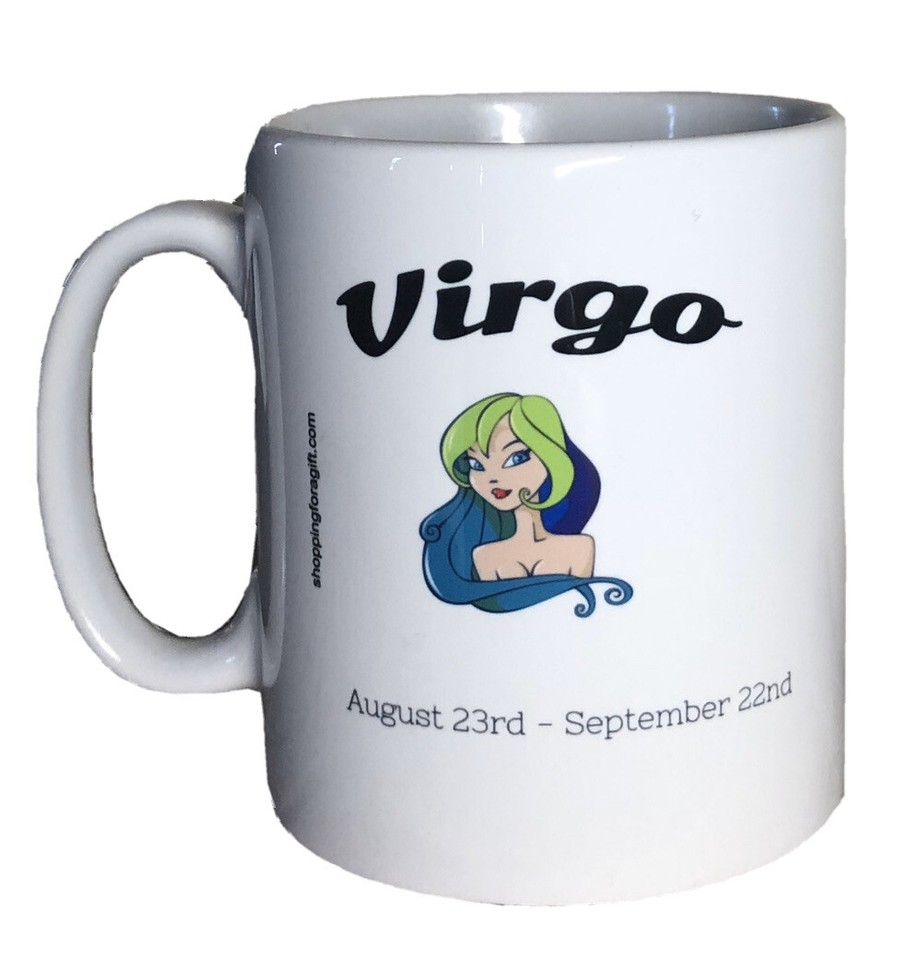 Virgo Star Sign Mug. Zodiac Mug With Description. Birthday, Christmas ...