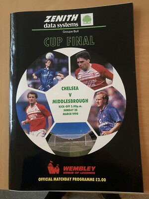 Chelsea v Middlesbrough 1990 Zenith Cup Final | eBay UK