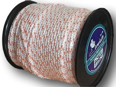 EVERLASTO QUALITY POLYPROPYLENE ORANGE FLECK BRAIDED SASH CORD ROPE ...