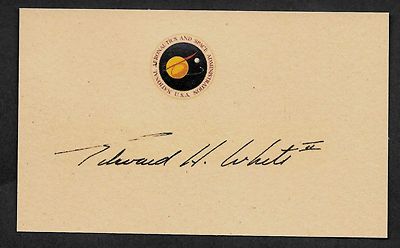 Edward H White II Gemini 4 Autograph Reprint On Original Period 1965 ...